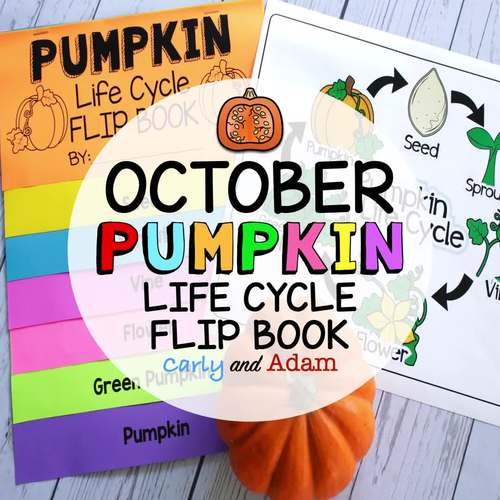 From Seed to Pumpkin Life Cycle Flip Book | TPT