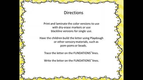 FUN PHONICS Letter Formation and Recognition Playdough Mats by ABC Girl