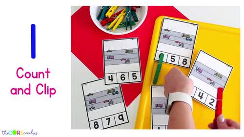 Transportation Math & Literacy Preschool Centers, PreK Activities, Craft