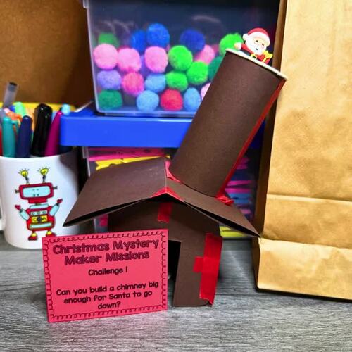 Mystery Maker Missions - Christmas STEM Challenges and Activities