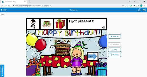I Got Presents! Interactive Language Activity | TPT