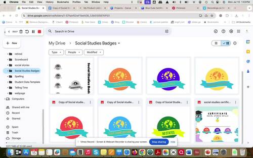 Badges Bundle-Geography Skills Theme-Gamify Your Classroom; Ready to Print