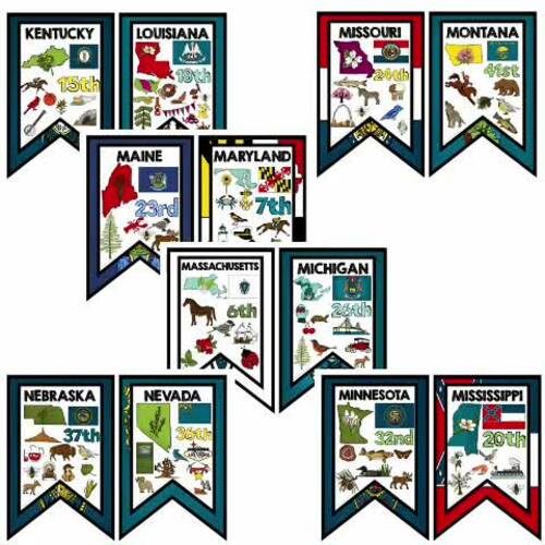 Nevada History Word Wall, State Profile, Nevada Activities US History ...