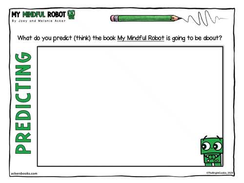 My Mindful Robot- SEL Craft, Worry & Anxiety Coping Skills, Empathy ...