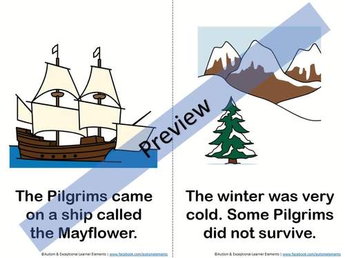 Learn About Thanksgiving Adapted Book- Thanksgiving- Autism & SPED ...