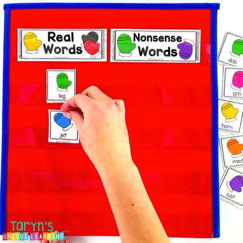 Nonsense Words Games Activities | January | Winter by Taryn's Unique ...