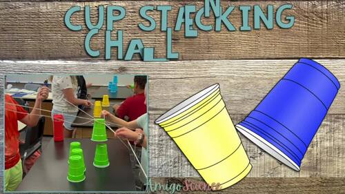 Cup Stacking Challenge | Team Building STEM Activity by Amigo Science