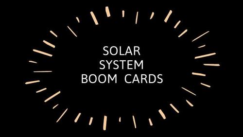 Solar System Boom Cards for Middle School Science by JayZee | TPT