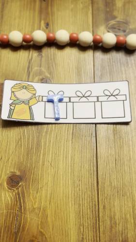Christmas Nativity Phonics CVC Cards - Wise men Short A Center Activity