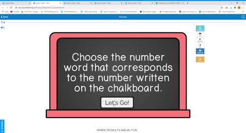 Number Recognition Assessment 20-30 Boom Cards by Hands-on Multilingual Fun