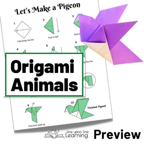 Origami Animals STEM Challenge by Rebecca Reid | TPT