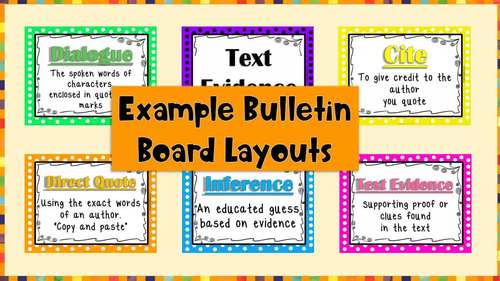 Citing Text Evidence Posters by Activated Education | TpT Citing Text Evidence Posters by Activated Education | TpT