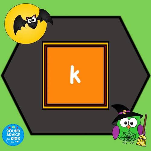 Halloween Animated Articulation Activity: Early Developing Sounds - Digital