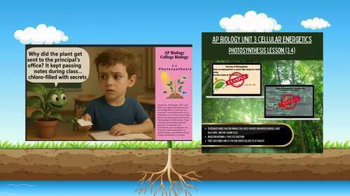 AP Biology UNIT 3 Cellular Energetics 3.4 Photosynthesis Lesson Guide Notes