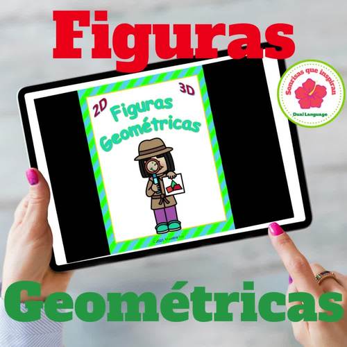 Geometric Shapes 2D and 3D in Spanish Figuras Geométricas | TPT