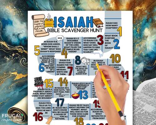 Major Prophets Bible Scavenger Hunts: Isaiah, Jeremiah, Lamentations ...