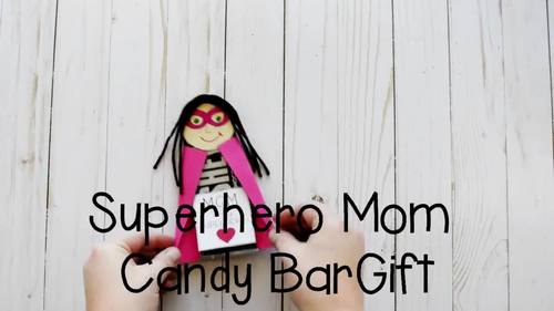 Mother's Day Super Hero Craft (Complete Template) by I Heart Crafty Things
