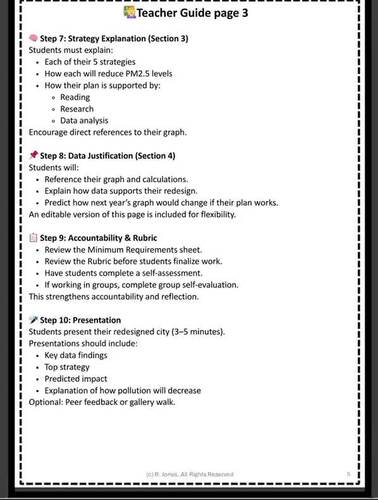 6–8th Grade Science Air Pollution Lessons Project Based Learning Earth ...