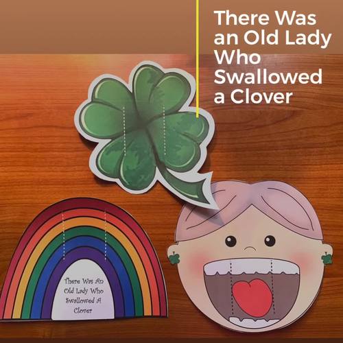 There Was An Old Lady Who Swallowed a Clover Sequence & Retell a Story ...