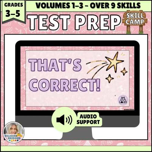 Reading Test Prep Boot Camp Bundle | 3rd-5th | Strategies | Comprehension
