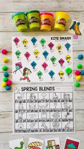 Beginning Blends Smash Game - Beginning Blends Activities - Literacy ...