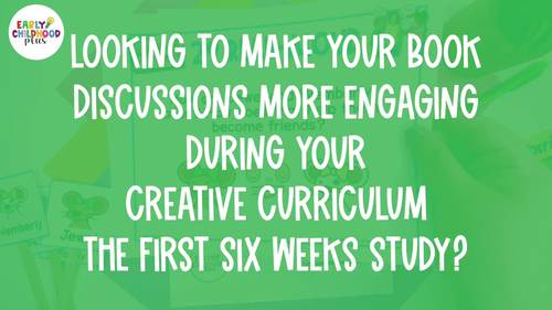 The First Six Weeks Book Discussion Card Bundle for The Creative Curriculum