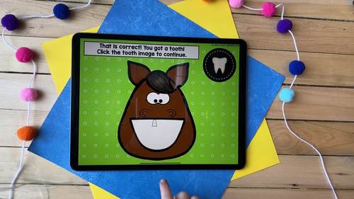 Digital Math Toothy® Task Cards Bundle | Kindergarten | Distance Learning