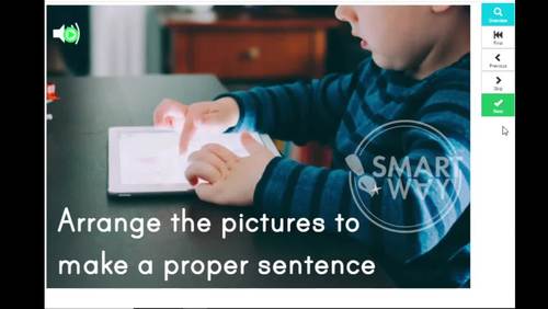 Make sentences with talking pictures | Boom Cards | Speech Therapy ...