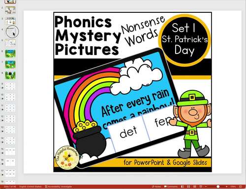 UFLI aligned St. Patrick's Day BUNDLE - Digital Mystery Pictures ...