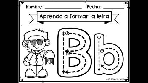 Letras: F, J, CH, B | Hojas de trabajo abecedario | Spanish Alphabet ...