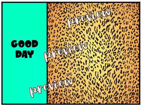 Jungle Safari Editable Behavior Chart by Anh Huynh | TPT