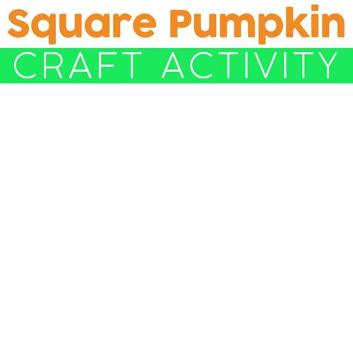 Square Pumpkin Craft Spookley the Square Pumpkin Halloween Activities ...