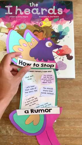 The Iheards Read Aloud Social Emotional Activity : How to Stop a Rumor ELA