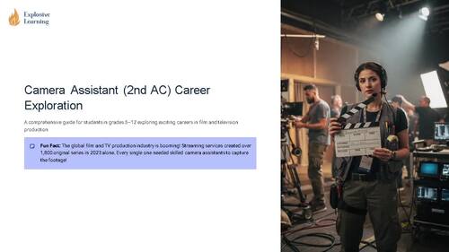Camera Assistant 2nd AC Career Exploration 101 Role Skills Salary ...
