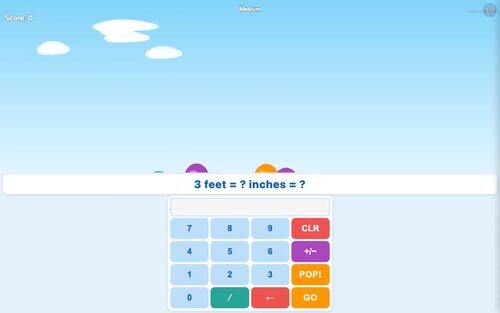 3rd Grade Measurement Math Game | Math Center iPad Game by Kick My Math