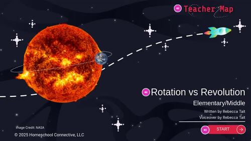 Earth's Rotation and Revolution | Grades 3-6 by Homeschool Connective