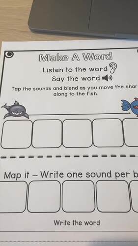 Orthographic Word Mapping Activities | phoneme blending and segmenting
