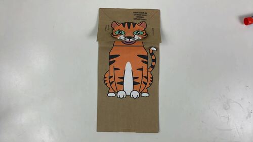Tiger Animal Puppet Craft and Speech Therapy Lesson Plans with Visual ...