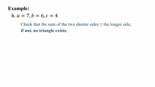 Law of Cosines PowerPoint™ Presentation by Jellybean Math | TPT