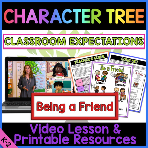 Friendship Character Education Video Lesson by The Primary Pal | TPT