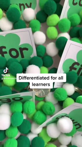 March Sensory Bin for Kindergarten Activities St Patricks Day Centers