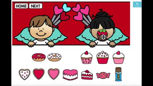 Build a Scene: Valentine's Day Theme (Boom™ Cards) by The Chatty Classroom