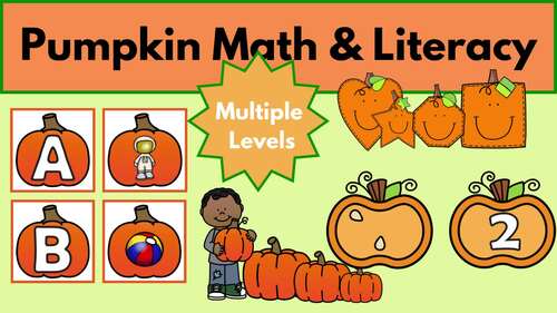 Differentiated October/Pumpkin Math and Literacy Bundle | TPT