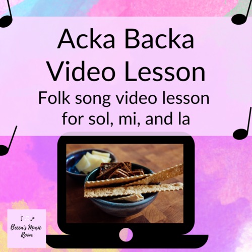 Acka Backa Folk Song Video Lesson for Distance Learning (music!)
