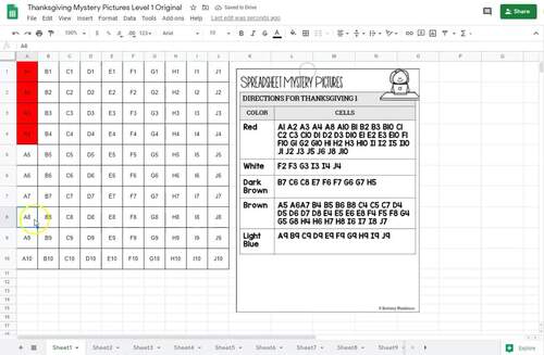 Pixel Art STEM Challenges | Thanksgiving Themed Computer Activities ...