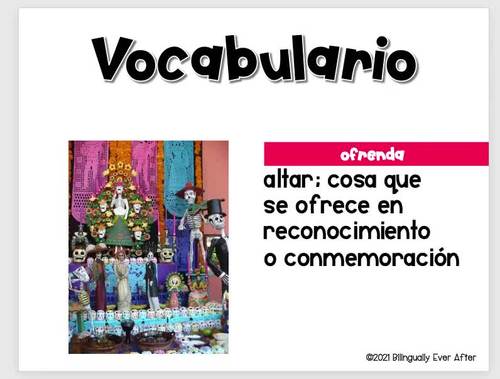Day of the Dead Presentation and Activities in SPANISH | TPT