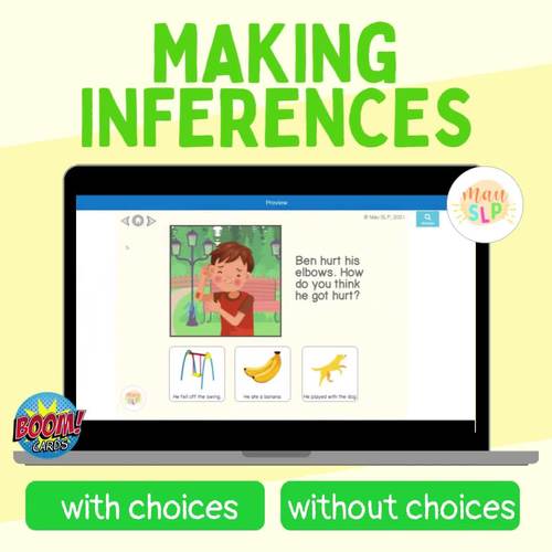 Making Inferences: Visual Scenarios for Speech Therapy Boom Cards™ by ...