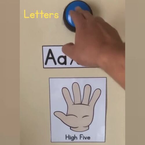 High Five Alphabet & Numbers | Interactive Letter Sound Cards | Prek ...