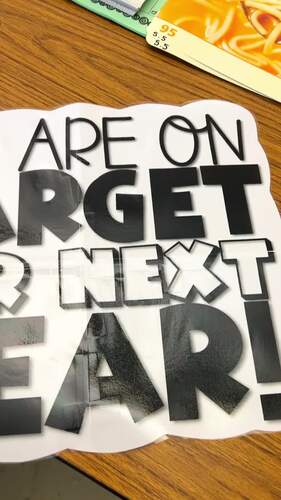 End of the Year TARGET Craft - Back to School TARGET Craft | Bulletin Board
