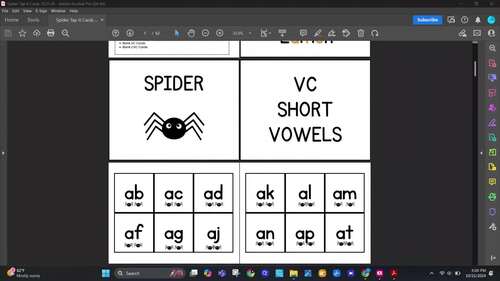 Blending VC Words Phonics Review | CVC Short Vowel Consonant Words ...